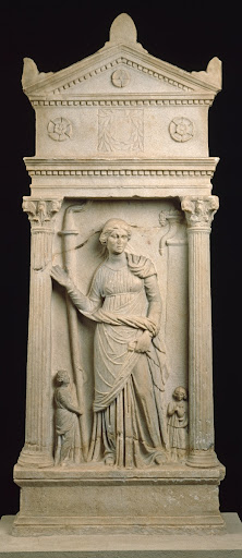 Funerary monument of a priestess of Demeter - Unknown — Google Arts ...