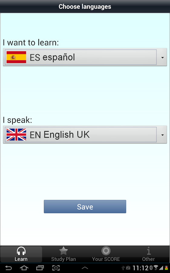 50 languages - screenshot