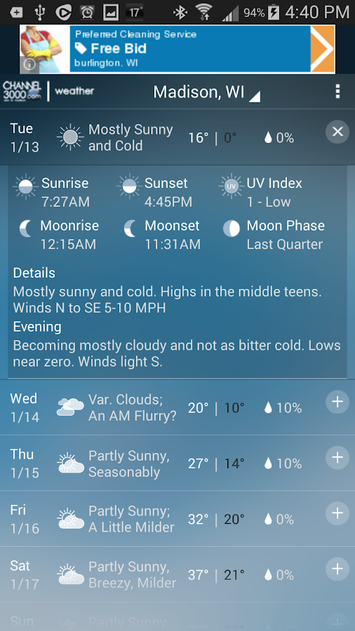 Channel3000 | WISC-TV3 Weather - Android Apps on Google Play