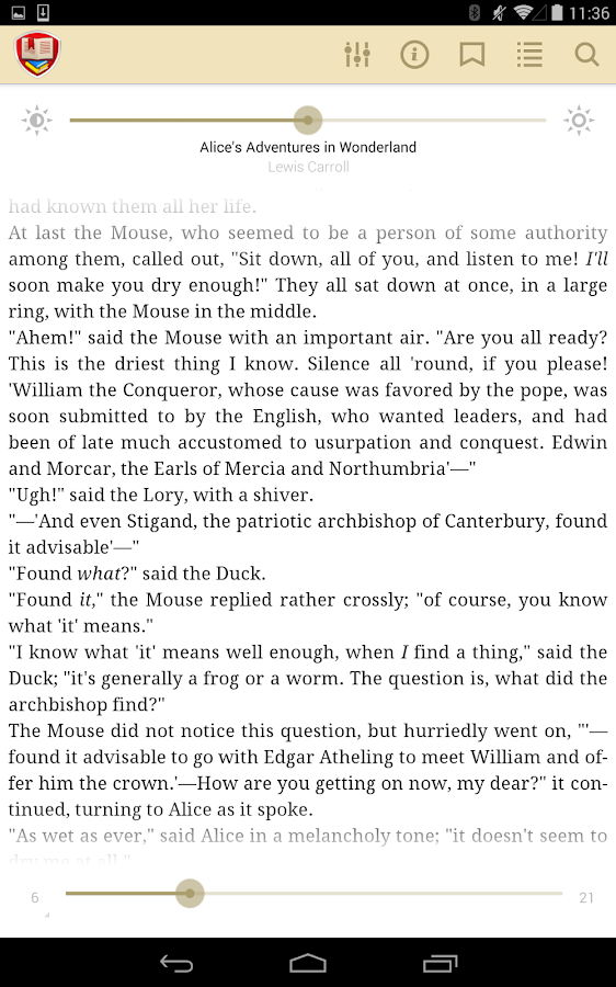 eReader Prestigio Book reader - screenshot