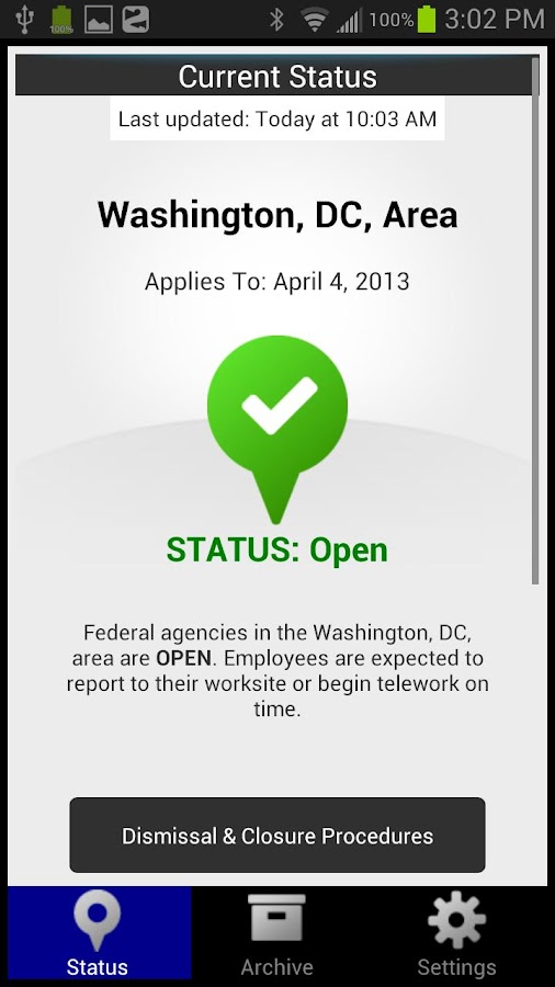 OPM Alert - Android Apps on Google Play