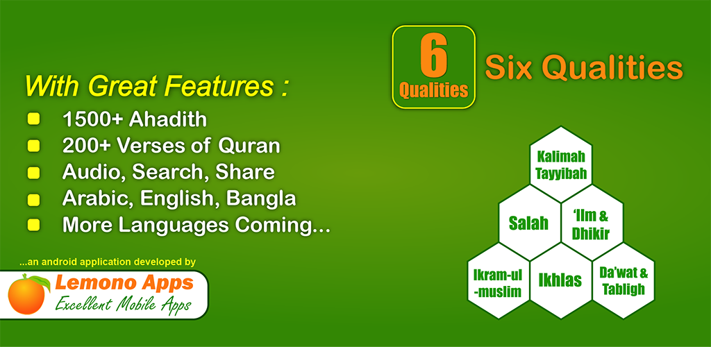 Six Qualities - Latest version 2.3 for Android App Education