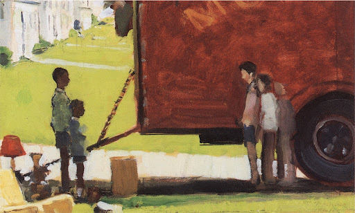 Color Study for "New Kids in the Neighborhood (Negro in the Suburb ...