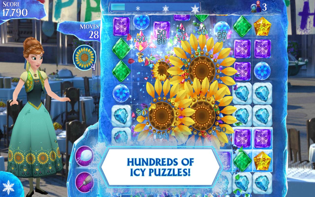 Frozen Free Fall - screenshot