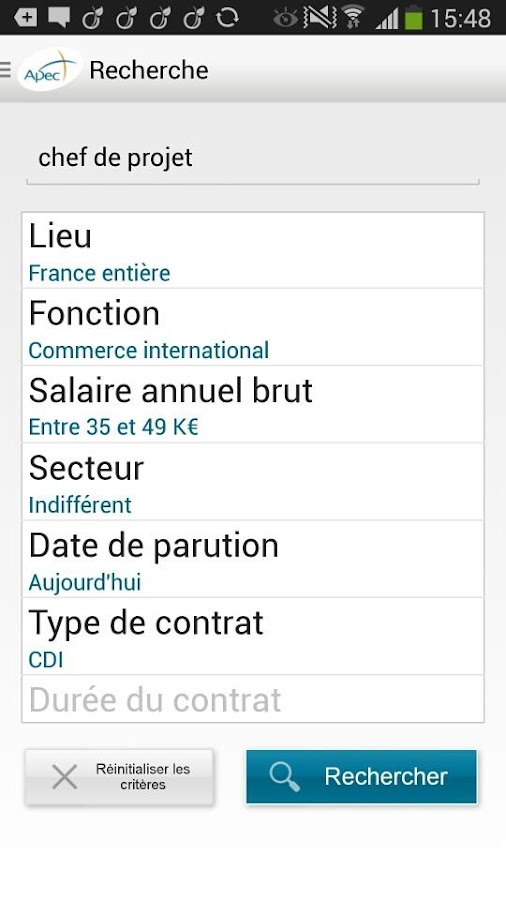 Apec : offres d’emploi cadre – Applications Android sur Google Play