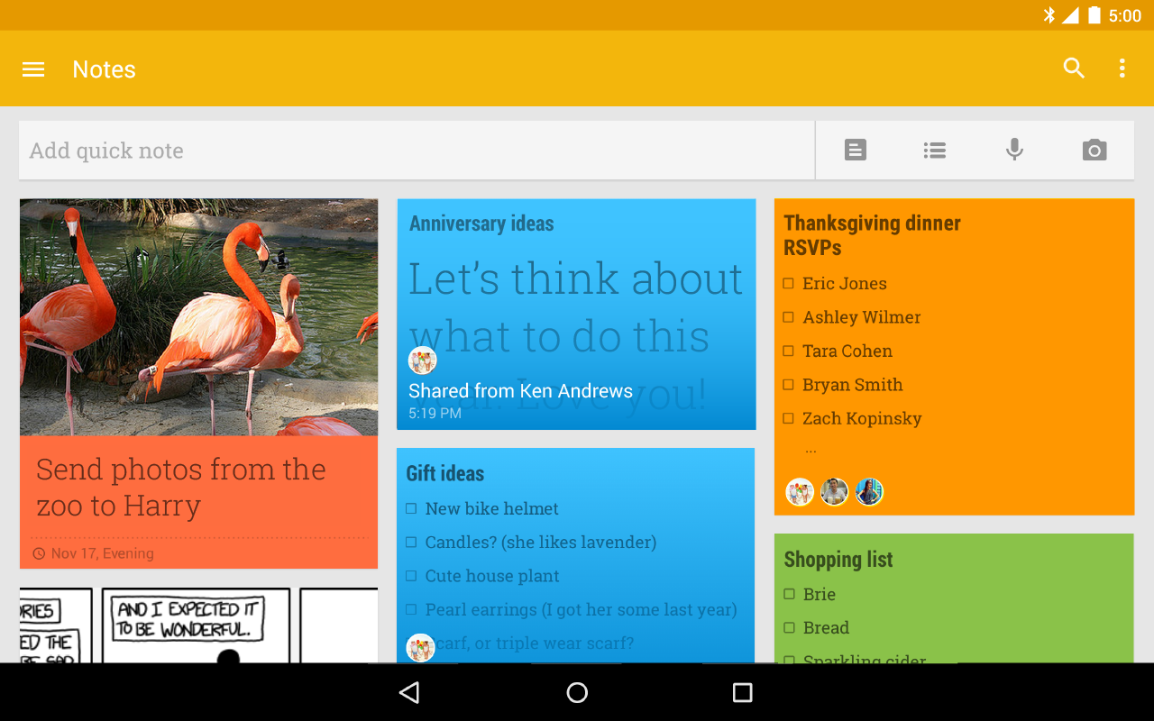 Google Keep: notas y listas - Aplicaciones Android en Google Play