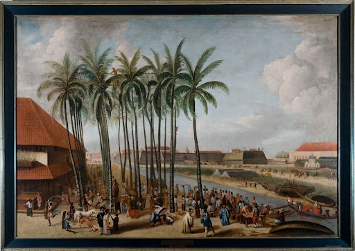 View of Batavia - Andries Beeckman (Zutphen, year unknown - Amsterdam ...