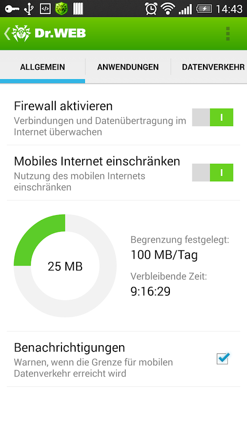 Dr.Web Security Space – Android-Apps auf Google Play