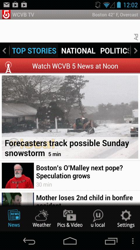 WCVB NewsCenter 5 - Android Apps on Google Play