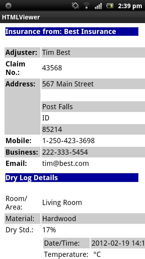 Water Damage Drying Log Template - prntbl.concejomunicipaldechinu.gov.co