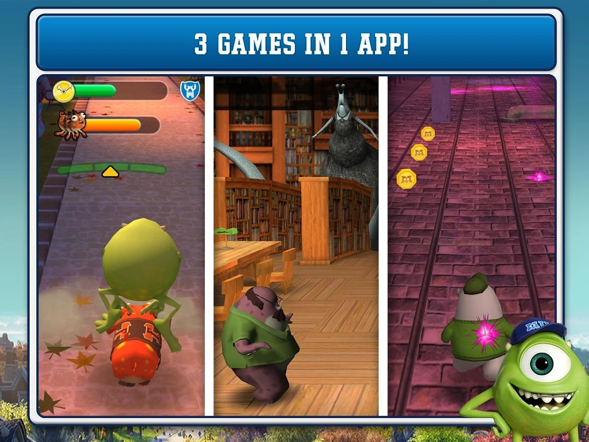 Monsters University ~ Games Pro Android