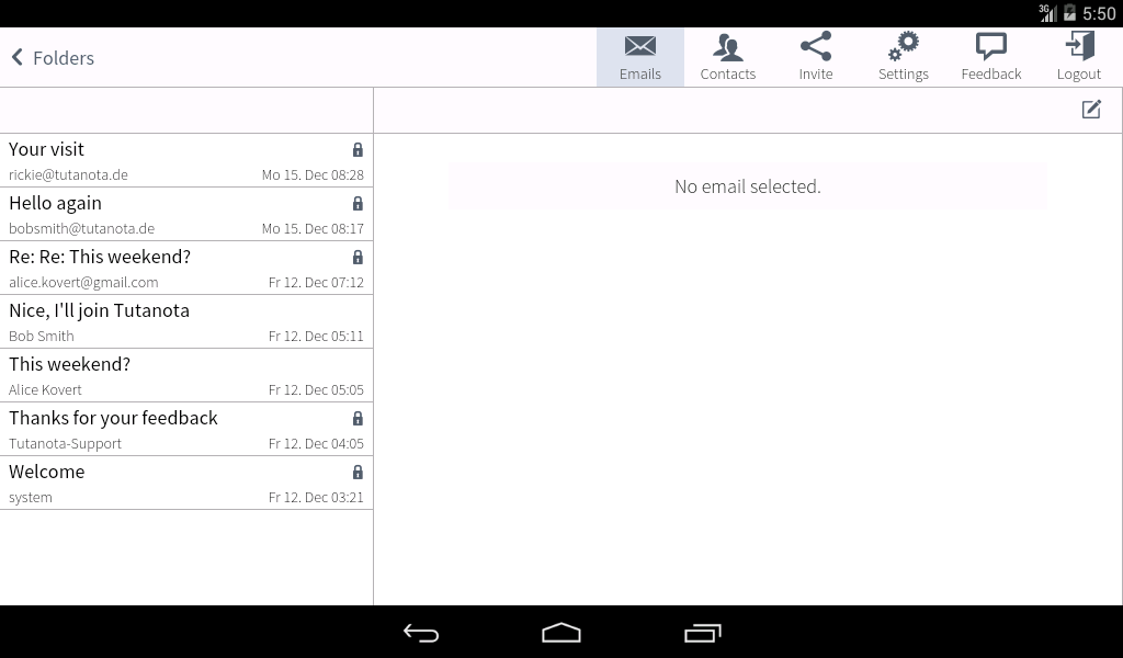 Tutanota: simply secure emails - Android Apps on Google Play